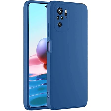 Winble Back Cover For Redmi Note 10/ Note 10s ( Silicone|Blue ...
