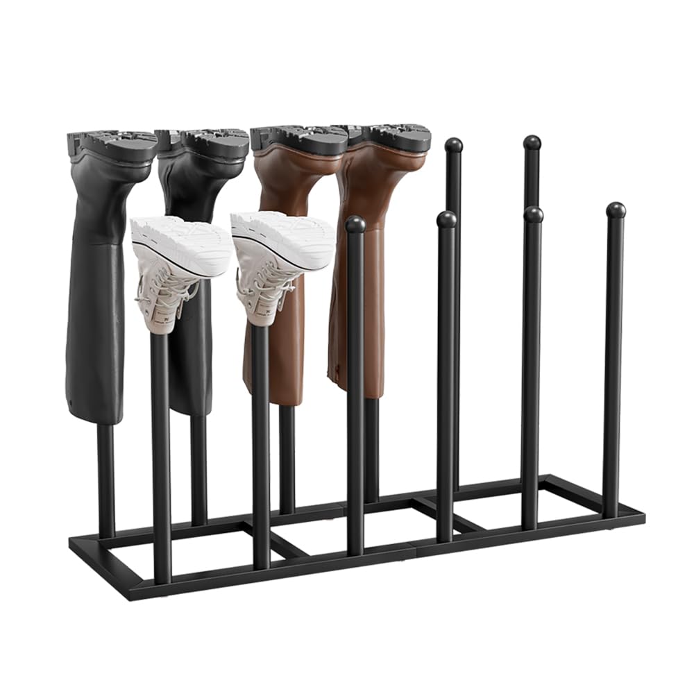Amazon.com: YIZAIJIA Shoe Rack Free standing Boots Racks Organizer Tall ...