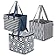 Planet E Reusable Foldable Grocery Shopping Bags with a Trunk Size ...