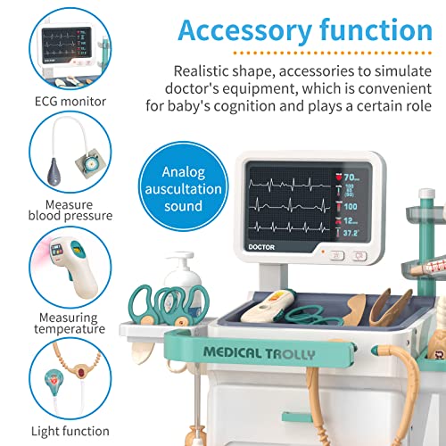 Snapklik.com : Deejoy Toy Doctor Kit For Kids, Pretend Medical Station ...