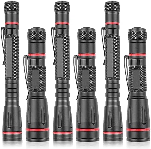 MVIOCS LED Pocket Pen Light Flashlights, Small Mini Handheld Penlight ...