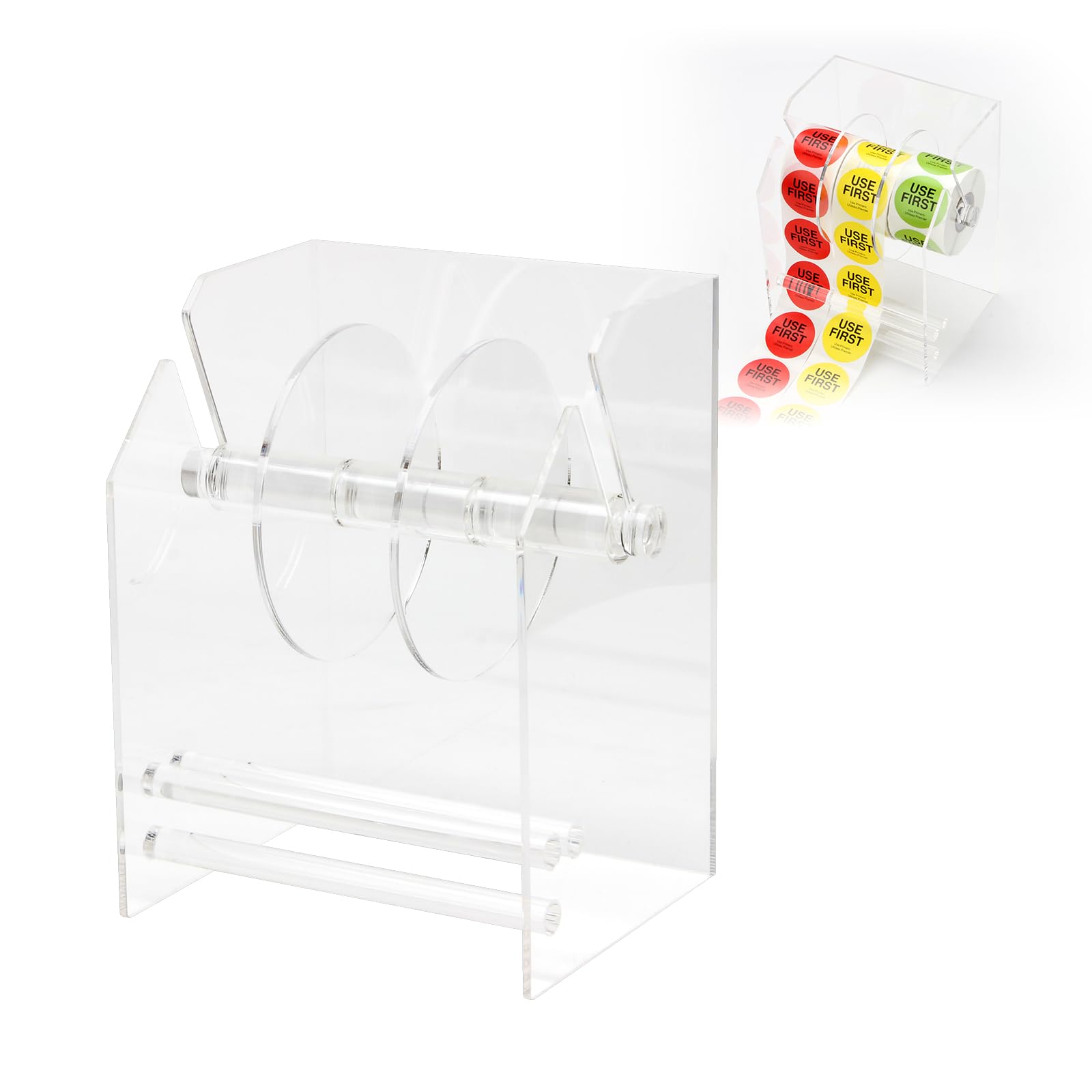 Snapklik.com : KVMORZE Adjustable Label Dispenser, Acrylic Sticker ...