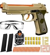 Amazon.com: Automatic Shell Ejecting Toy Gun Pistol, Soft Bullet Toy ...