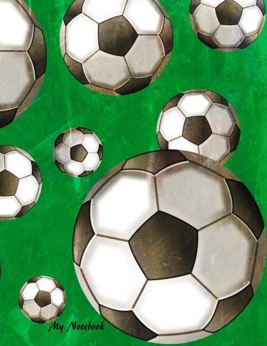 My Notebook: Soccer/Football Design Notebook/Journal with 110 Lined ...