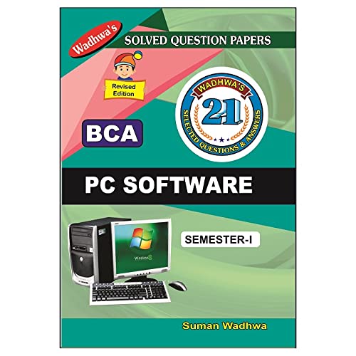 PC Software for BCA (2021) : Suman Wadhwa: Amazon.in: Books