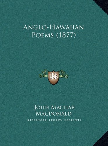 Buy Anglo-Hawaiian Poems (1877) Book Online at Low Prices in India ...