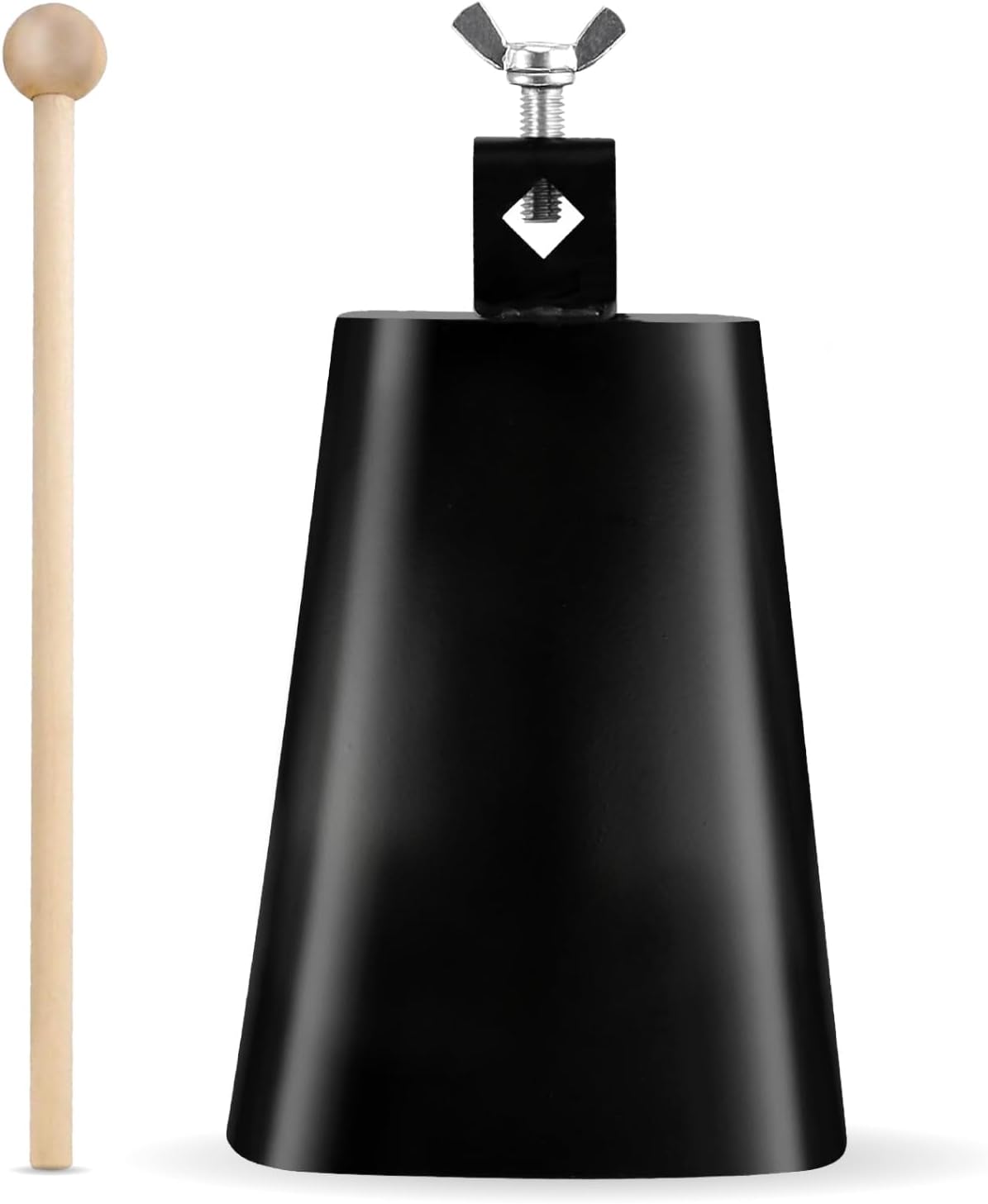 Instrumento musical de campana de vaca de 7″. Cencerro de acero ...