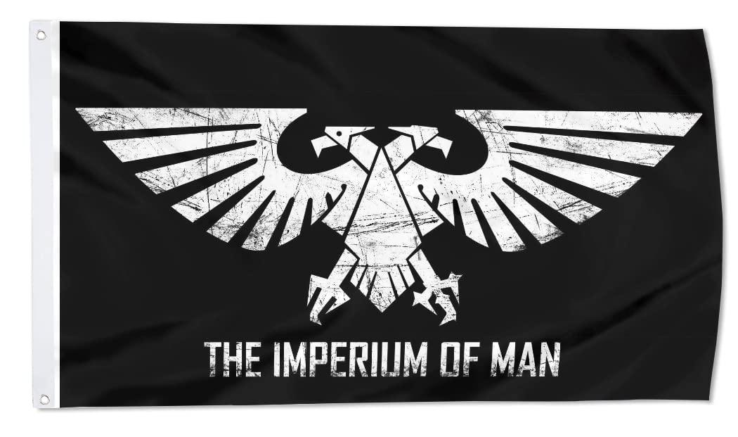 Cayyon Imperium of Man Flag Banner Outdoor Indoor Decoration Flag ...