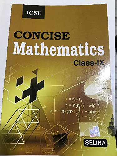 Concise mathematics class 9th ICSE [Hardcover] : Amazon.in: Books