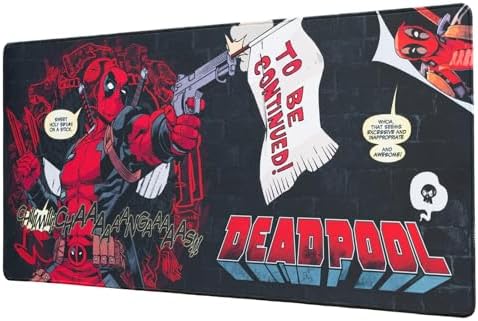 Amazon.com: Grupo Erik XXL Mouse Pad - Marvel Deadpool Gifts | Gaming ...