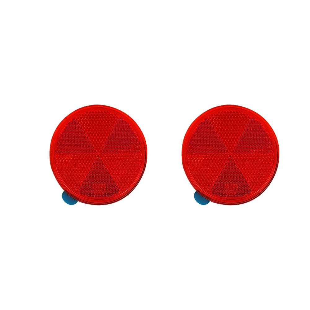 Snapklik.com : BAR AUTOTECH Stick-on Round Marker Reflectors ...