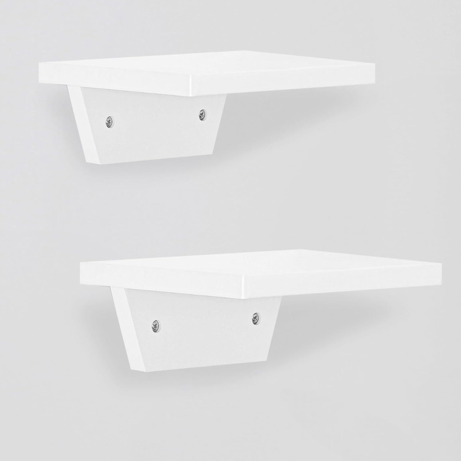 Amazon.com: PHOENANCEE Small Floating Shelves,Trapezoid Wall Shelf for ...