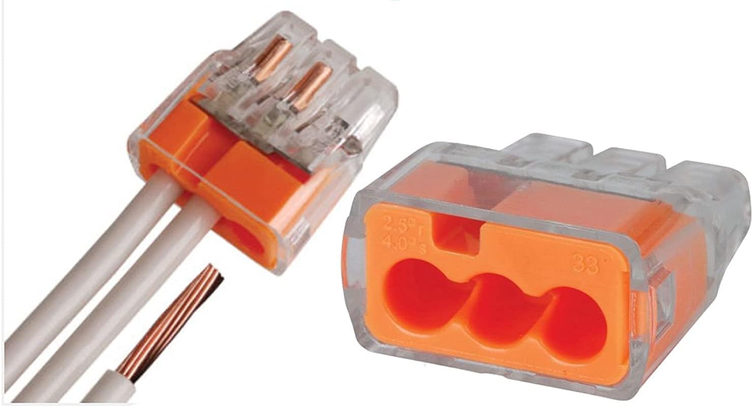 Amazon.com: 50PK - Ideal in-Sure 2-Port, 34 Red Non-Twist 2 Conductor ...