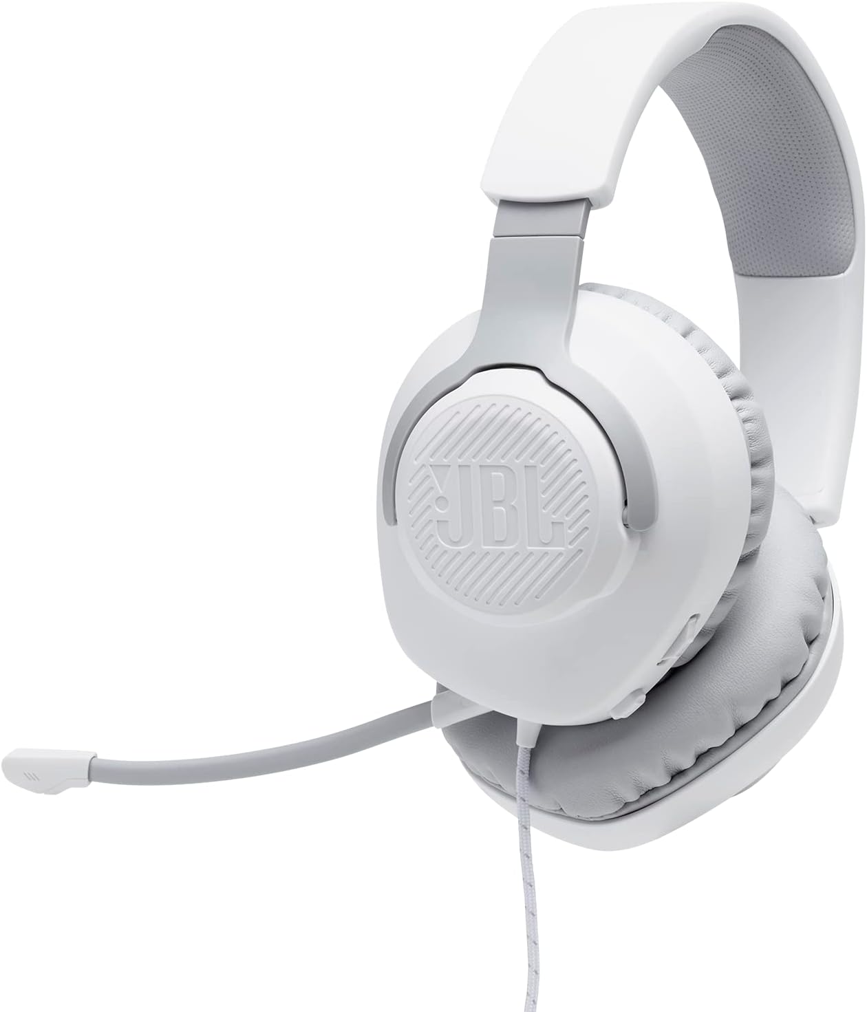 Amazon.com: JBL Quantum 100 - Wired Over-Ear Gaming Headphones - White ...