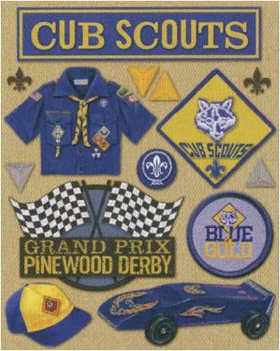 Amazon.com: K&Company Cub Scout Grand Adhesions Stickers