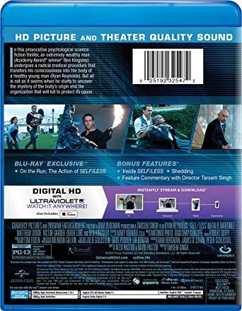 Amazon.com: Self/Less [Blu-ray] : Movies & TV