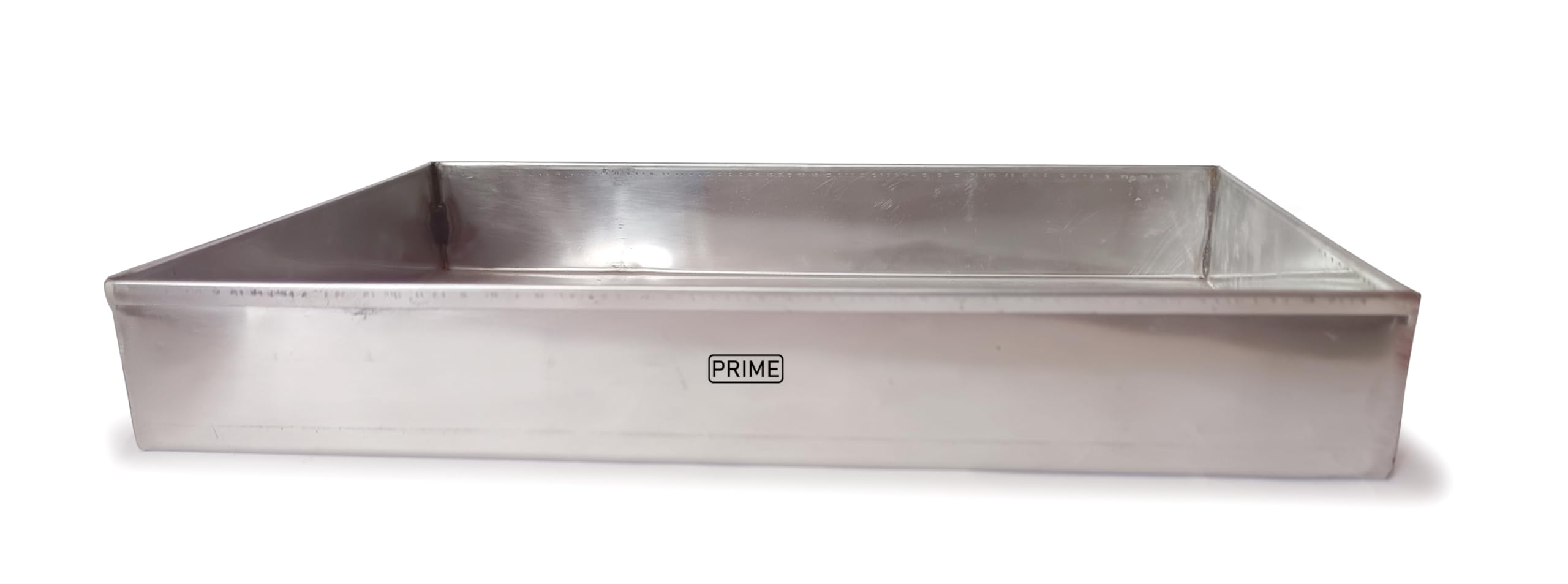 Stainless Steel Rectangle Tray for Sweets, Cakes, Biscuits, 2 inch Deep ...