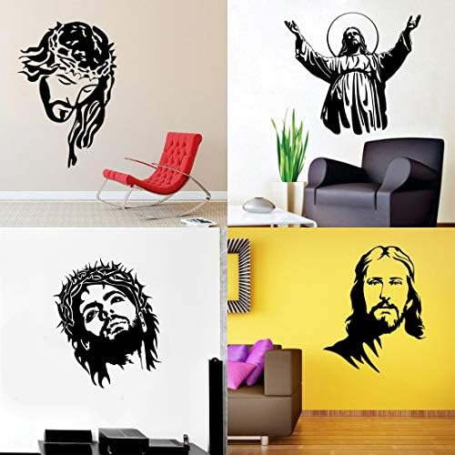 Decal O Decal Vinyl ' Jesus Christ with People ' Wall Stickers ...