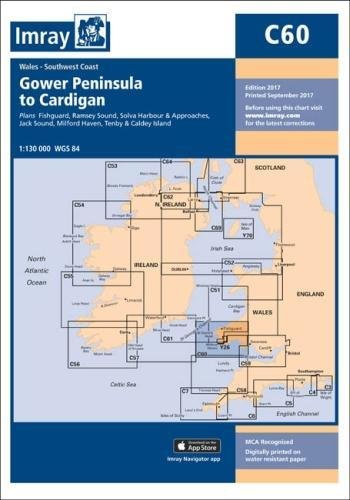Imray Chart C60: Gower Peninsula to Cardigan (C Series): Amazon.co.uk ...