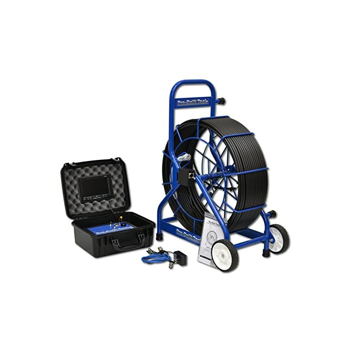 Buy Pro-Built Tools PB2400ES-200 200 Foot Color Sewer Camera Pro-Built ...