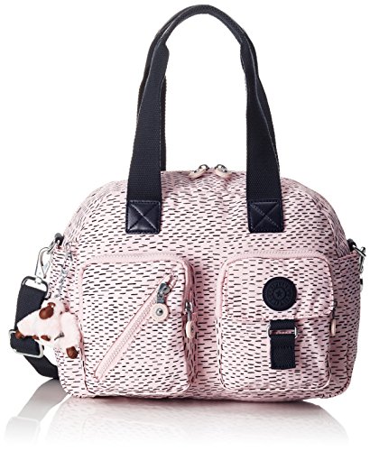 Kipling Women's Defea Medium Shoulder Bag (Soft Pink Str) : Amazon.in: Fashion