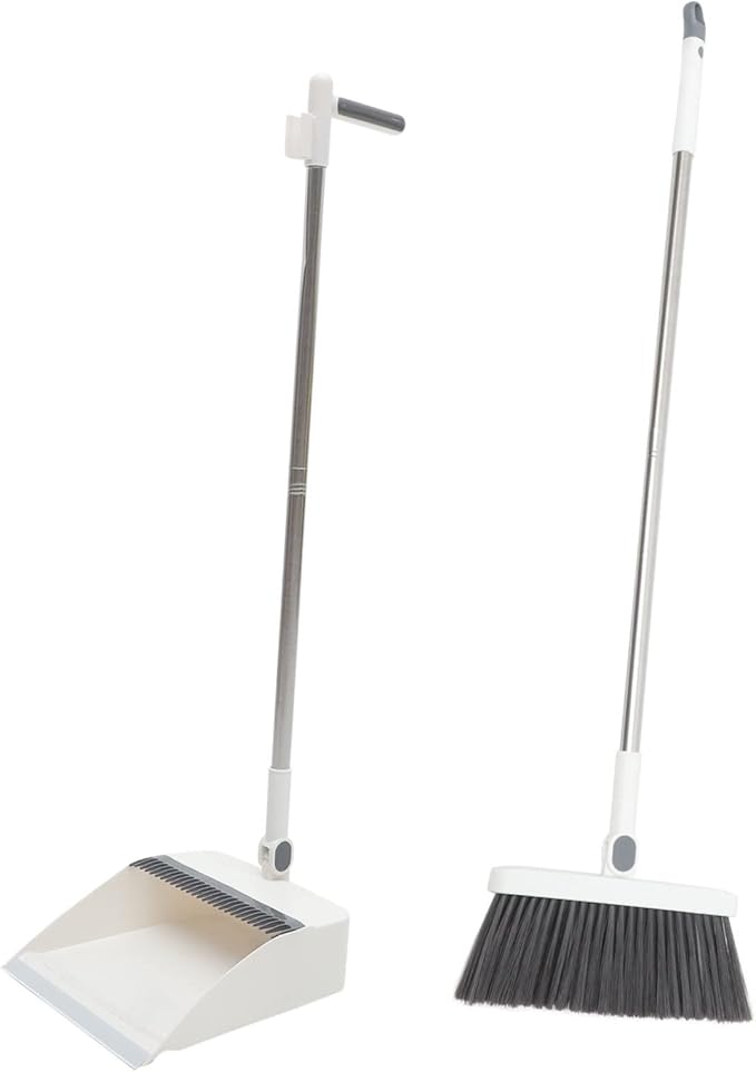 Amazon.com: STOBAZA 1 Set Broom Dustpan Set Tool Sets for Metal Dustpan ...