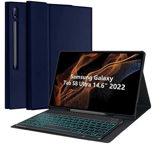 ProElite Keyboard case for Samsung Galaxy Tab S8 Ultra 14.6 inch SM ...