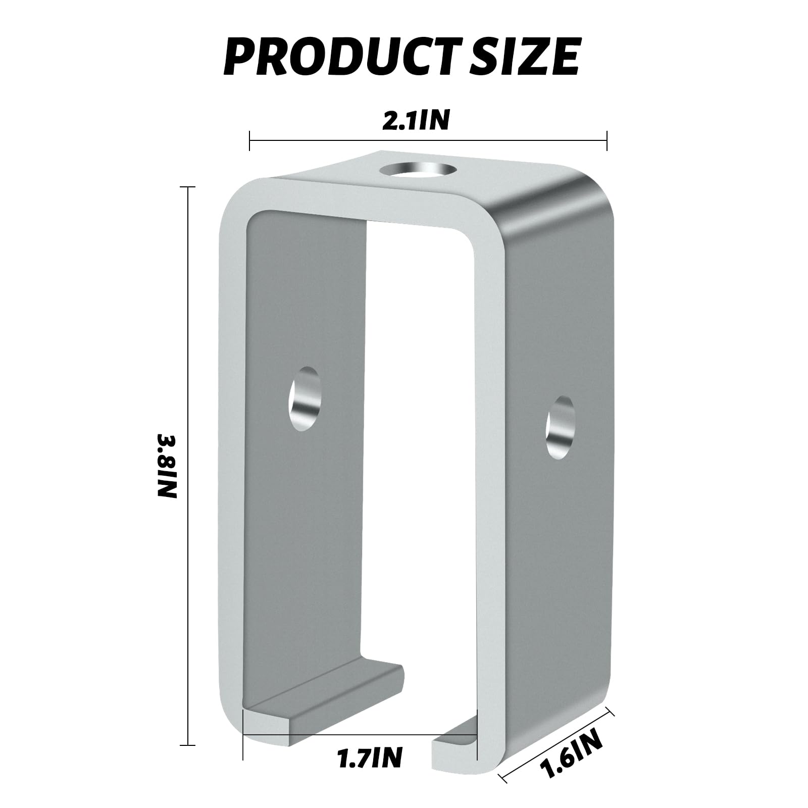 Snapklik.com : 10 Pack Strut Channel Trolley Track Hanger Bracket For ...