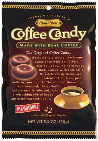 Amazon.com : Bali's Best Coffee Candy Individually Wrapped, 0.35pounds ...