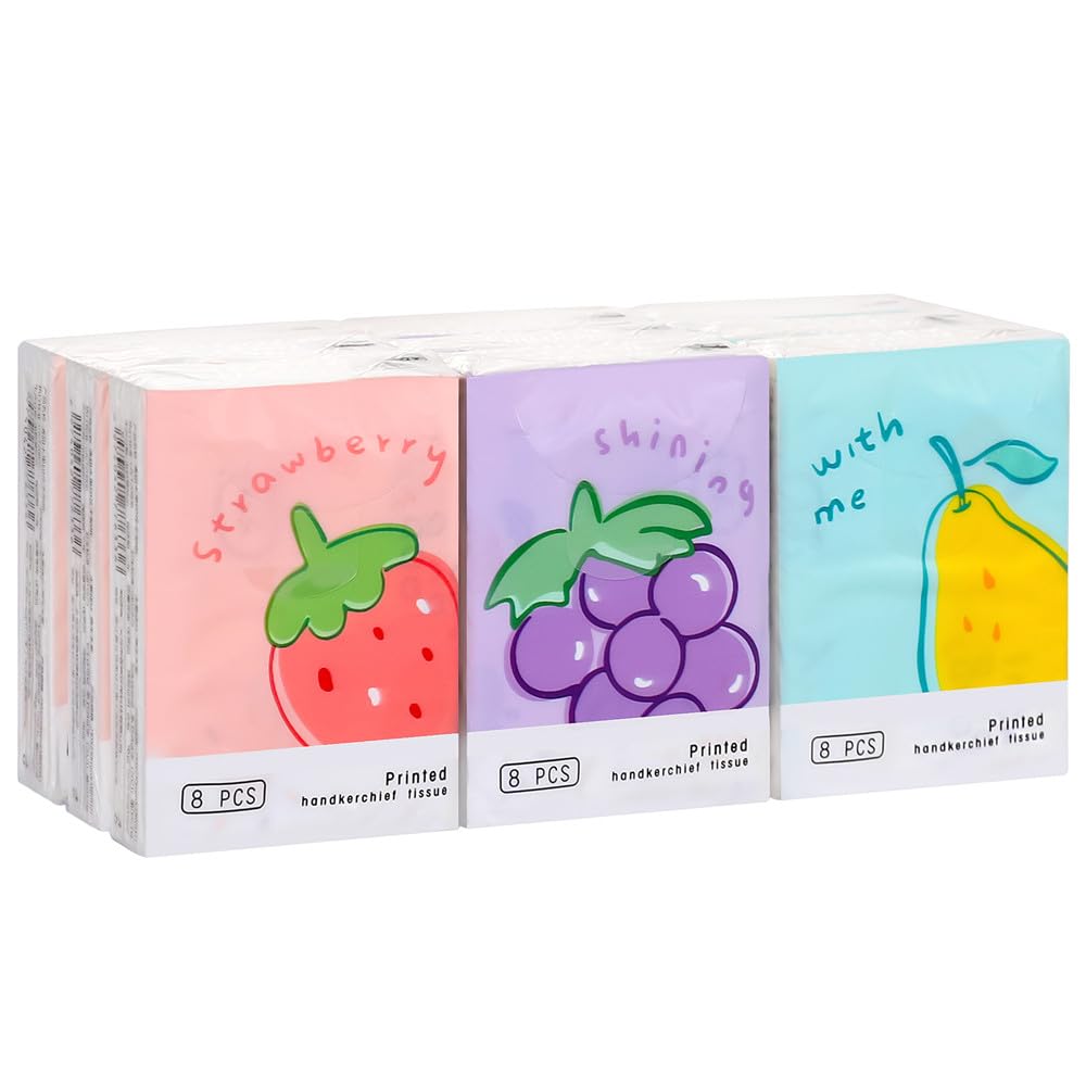 Facial Tissue Travel Tissues Packs Facial Tissues With Printed Pattern ...