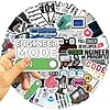 50Pcs Programmer Stickers Laptop Car Scrapbook Phone Skateboard ...