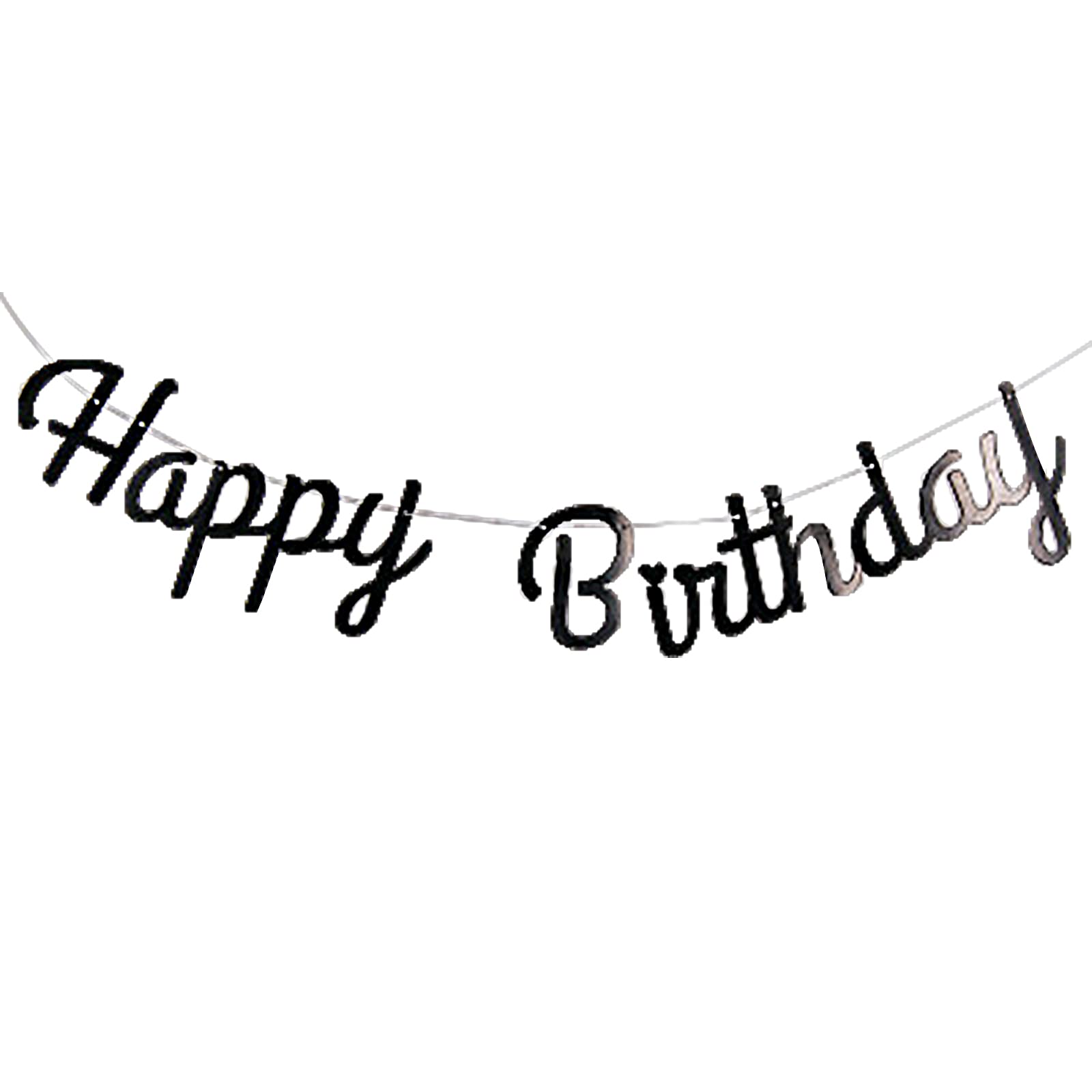 Buy KAINSY Black Happy Birthday Banner Black Shiny Happy Birthday buy-kainsy-black-happy-birthday-banner-black-shiny-happy-birthday