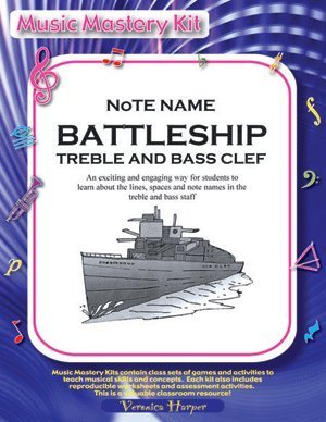 Note Name Battleship Treble Clef and Bass Clef: Veronica Harper ...