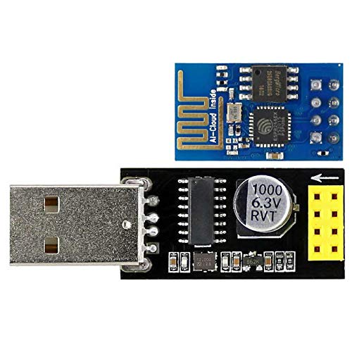 SunRobotics ESP-01 ADAPTER + ESP-01 ESP8266 WI-FI MODULE USB to Wifi/Gateway/Node Programmer ...