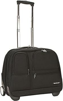 Amazon.com | Rockland Luggage Rolling Computer Case, Black, Medium ...