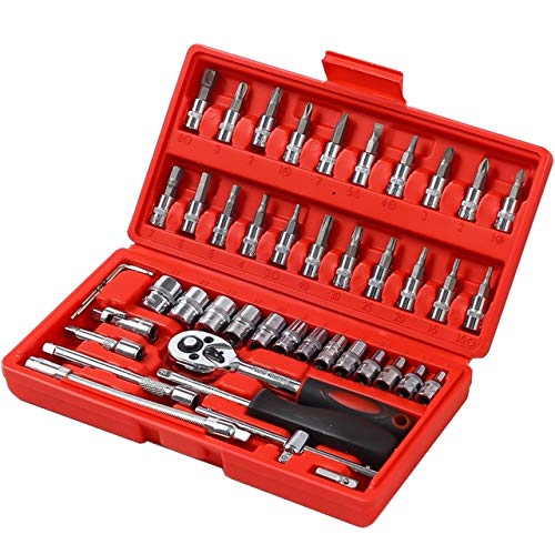 Ratchet Spanner Socket Spanner Socket Set 1/4 – BigaMart
