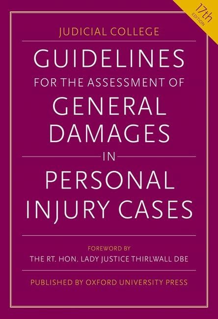 Guidelines for the Assessment of General Damages in Personal Injury ...