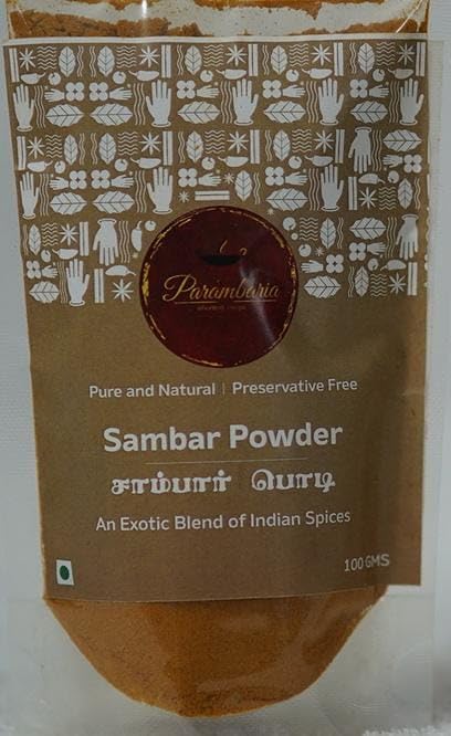 PARAMBARIA SAMBAR POWDER (100 gm Pack of 2) : Amazon.in: Grocery ...