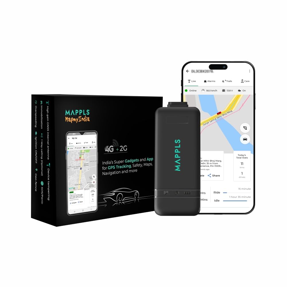 Mappls MapmyIndia GPS Vehicle Tracker x4 | Deep Installed | Live ...