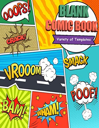 Blank Comic Book: Draw Your Own Comics With This Comic Book Journal ...