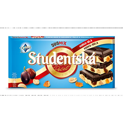 Amazon.com : Orion Studentska Pecet Duomix Dark-White Chocolate Raisins ...