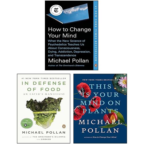 Michael Pollan 3 Books Collection Set (This Is Your Mind on Plants, In Defence of Food & How To ...