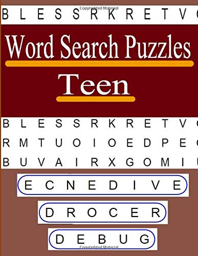 Teen Word Search Puzzles: Puzzles will improve your visual quickness ...