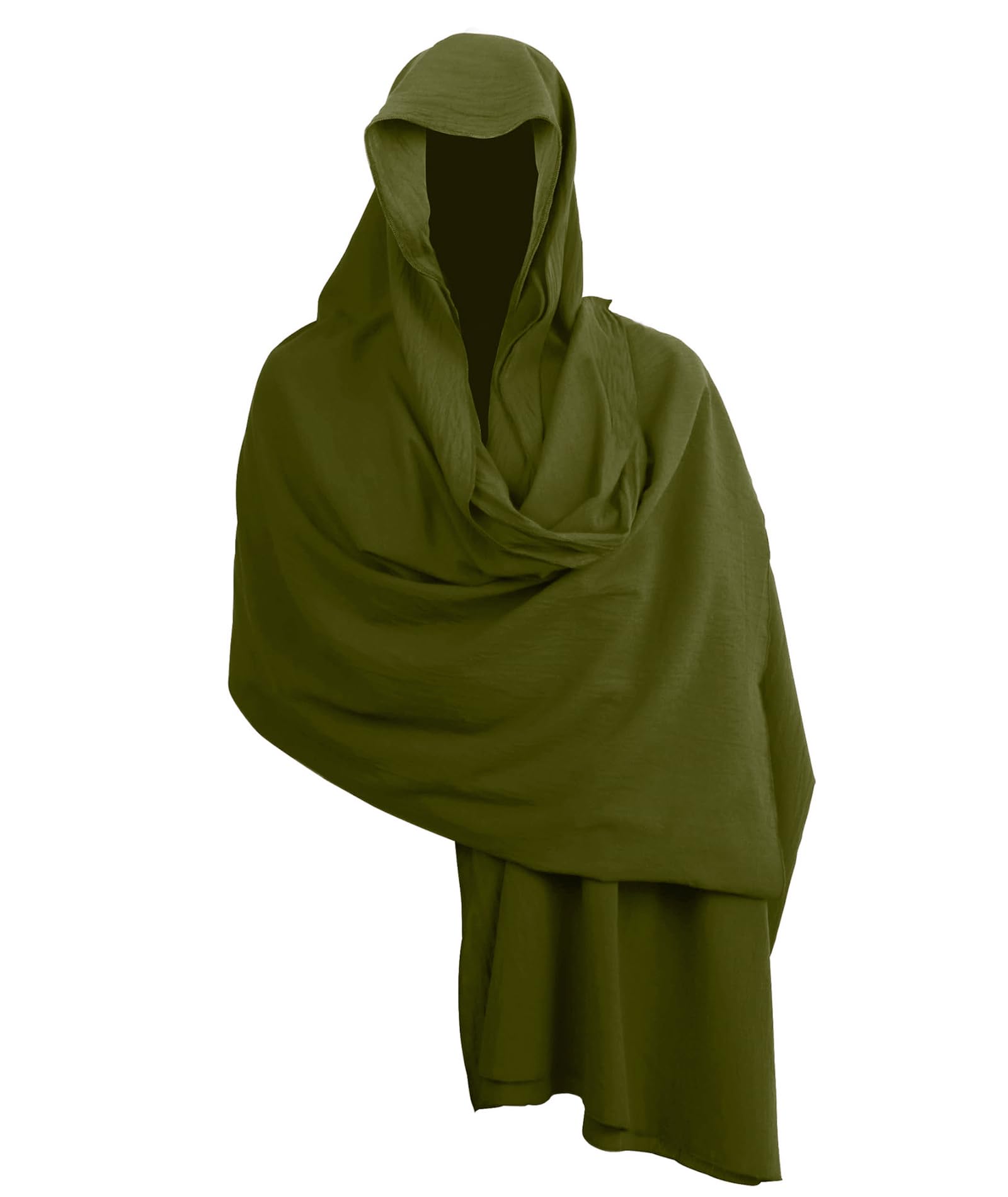 Dune Scarf Jedi Costume Century Star Cloak With Hood Men Cowl Hooded ...
