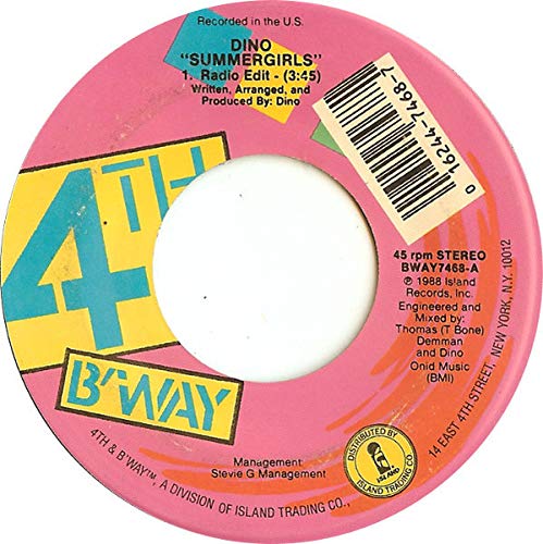 Dino (2) - Summergirls(2 Versions)-12 inch Single Record/Vinyl - Amazon ...