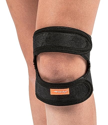 Joelheira Sub Patelar Ajustavel Unissex Bilateral Suporte Tendinite Com ...