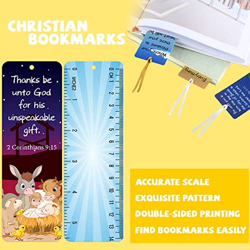 Snapklik.com : 120 Pack Christian Bookmarks For Kids Bible Verse Bookmarks