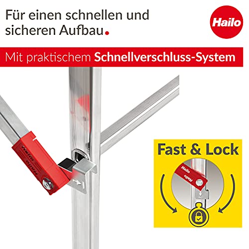 Hailo G60 Adjustable Height Work Platform Ladder - Future of Web