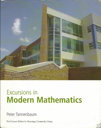 Excursions in Mathematics Third Edition of Onondaga Community College ...