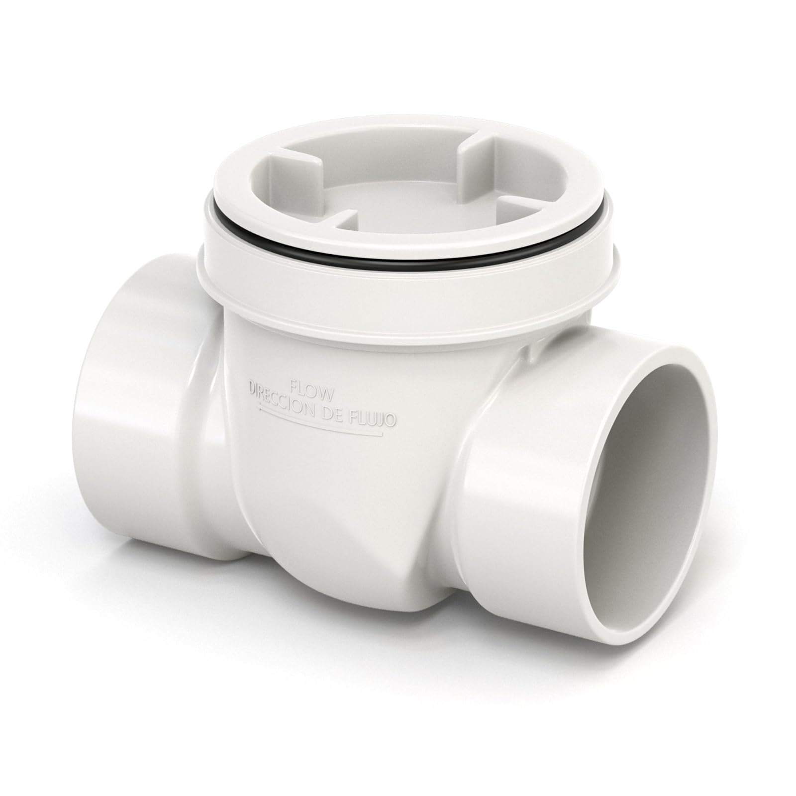 Buy HER 4" PVC Backwater Valve Backflow Preventer Valve, Sewer Check ...